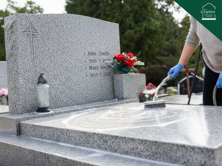 How to Clean Granite Headstones Safely and Properly