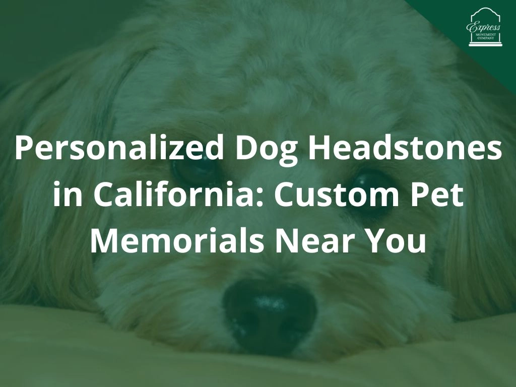 Custom Dog Headstones: Design a Granite Pet Memorial Plaque