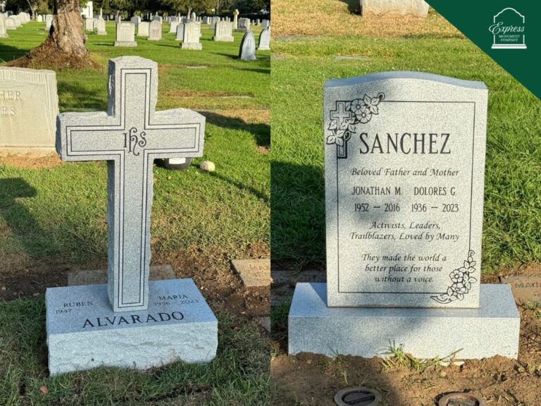 Upright Headstones in California | Express Monument Company