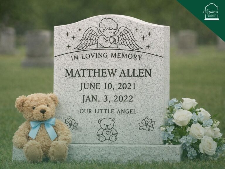 Infant Headstones | Designs, Symbols & Options